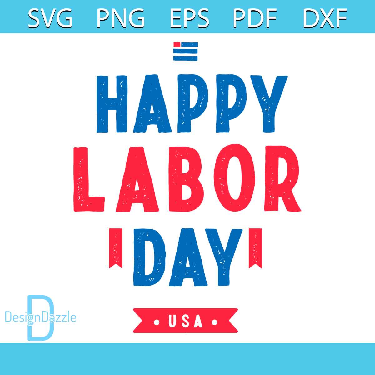 Happy Labor Day USA SVG Workers Day SVG Digital File | Inspire Uplift