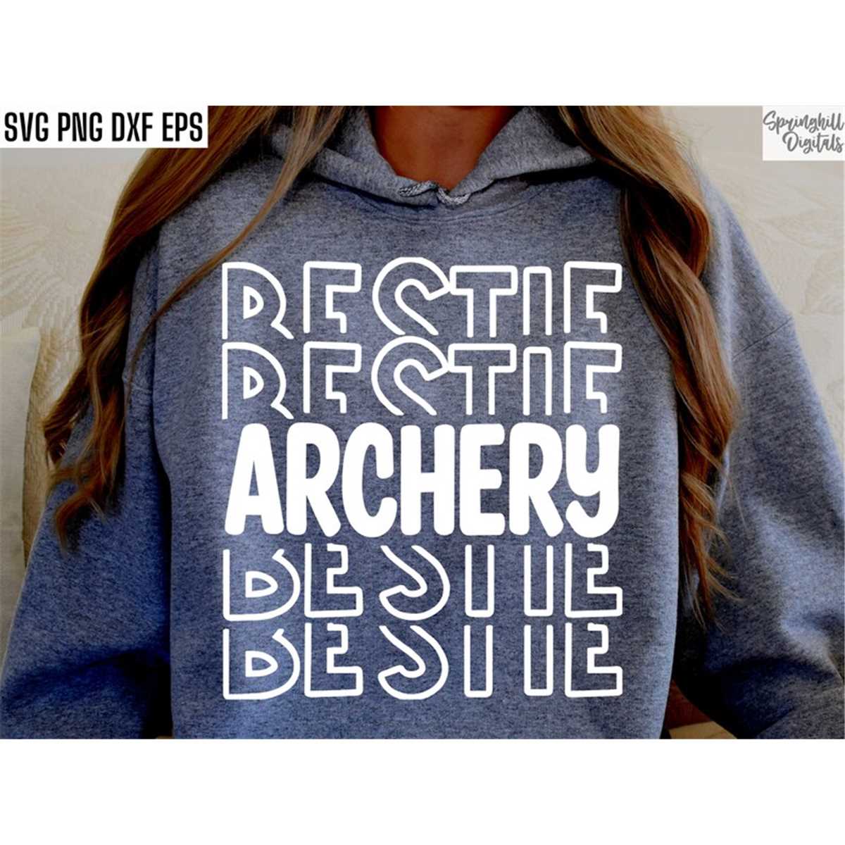 Archery Bestie Svg | Bow and Arrow Pngs | Best Friend Tshirt | Inspire ...