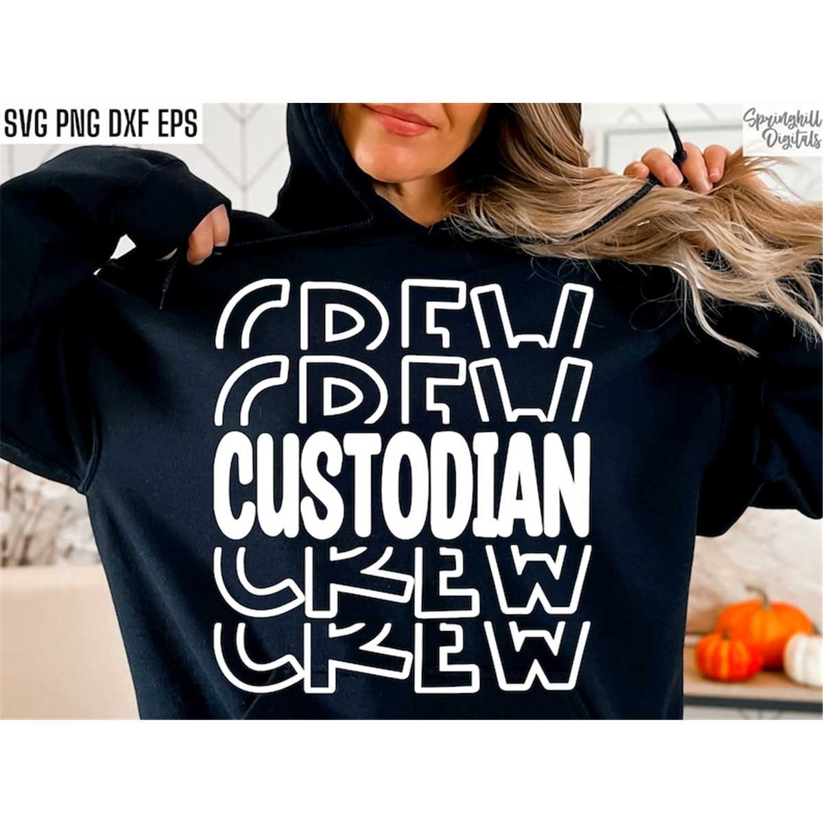 Custodian Crew Svg | Janitor Shirt Pngs | Maintenance Worker - Inspire ...