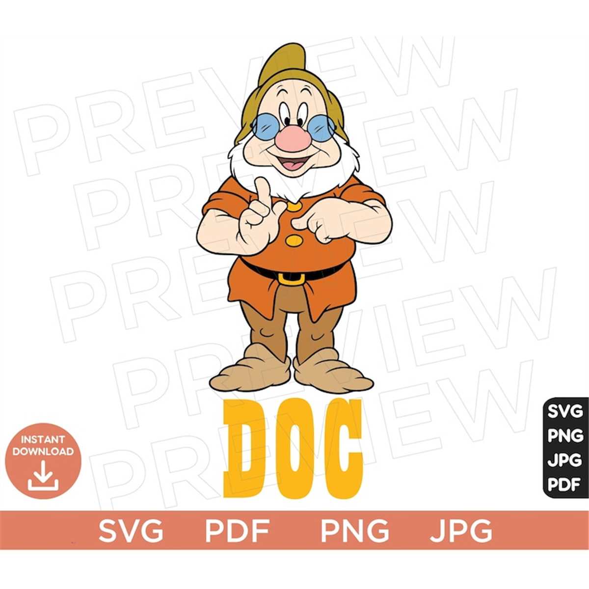 Snow White and the Seven Dwarfs SVG, Doc Dwarfs Svg , Disney | Inspire ...