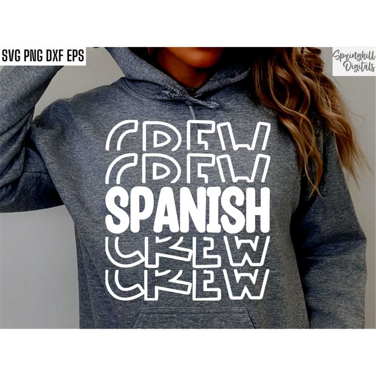 Spanish Crew | Spanish Class Svgs | Espanol Tshirt Designs | - Inspire ...