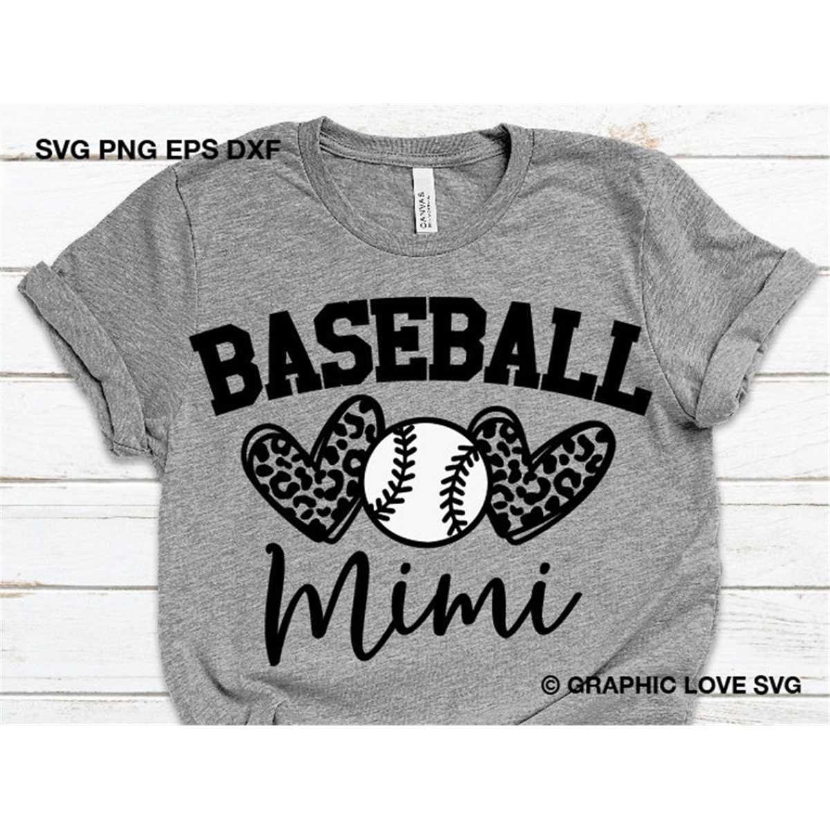 Baseball Mimi Svg, Leopard Heart Svg, Leopard Print Svg, Spo - Inspire ...