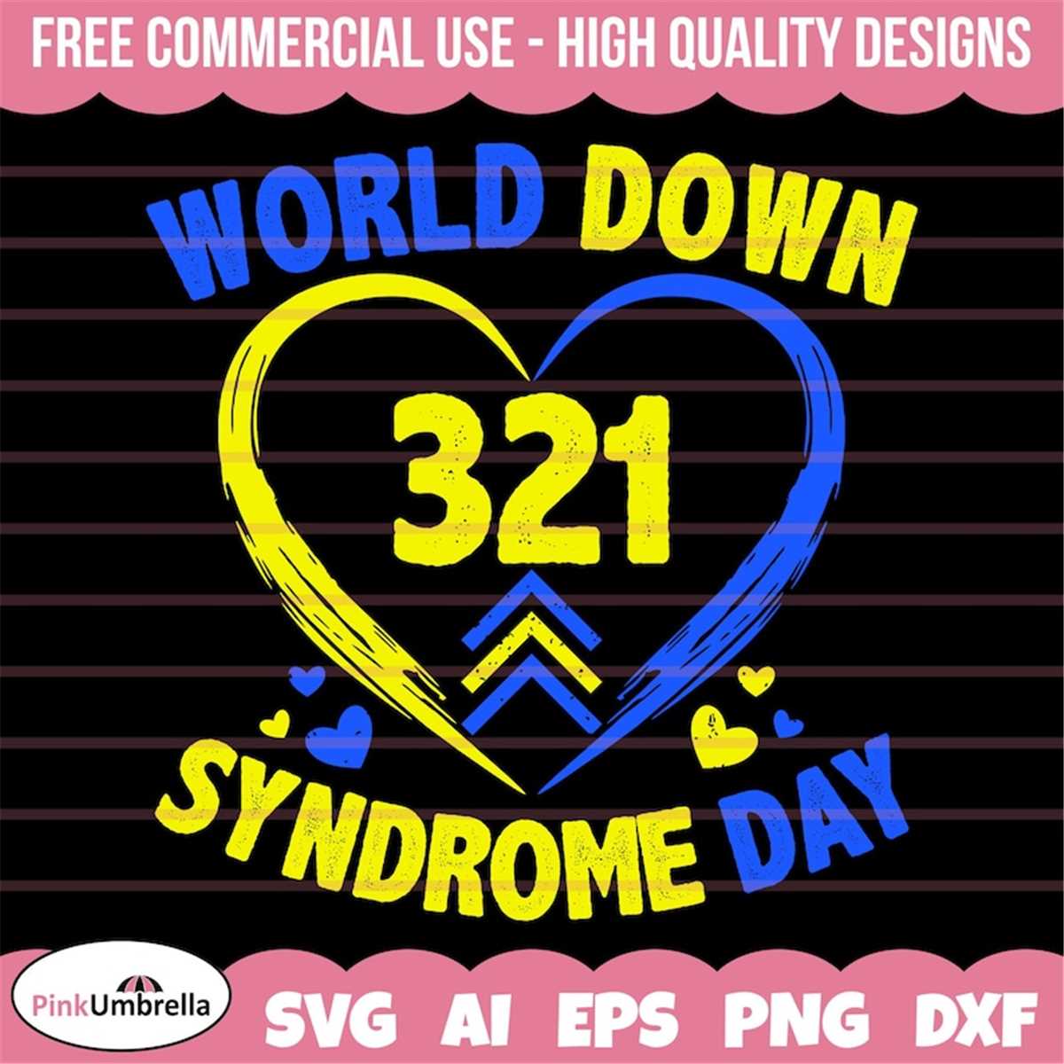 down syndrome ribbon svg - Inspire Uplift