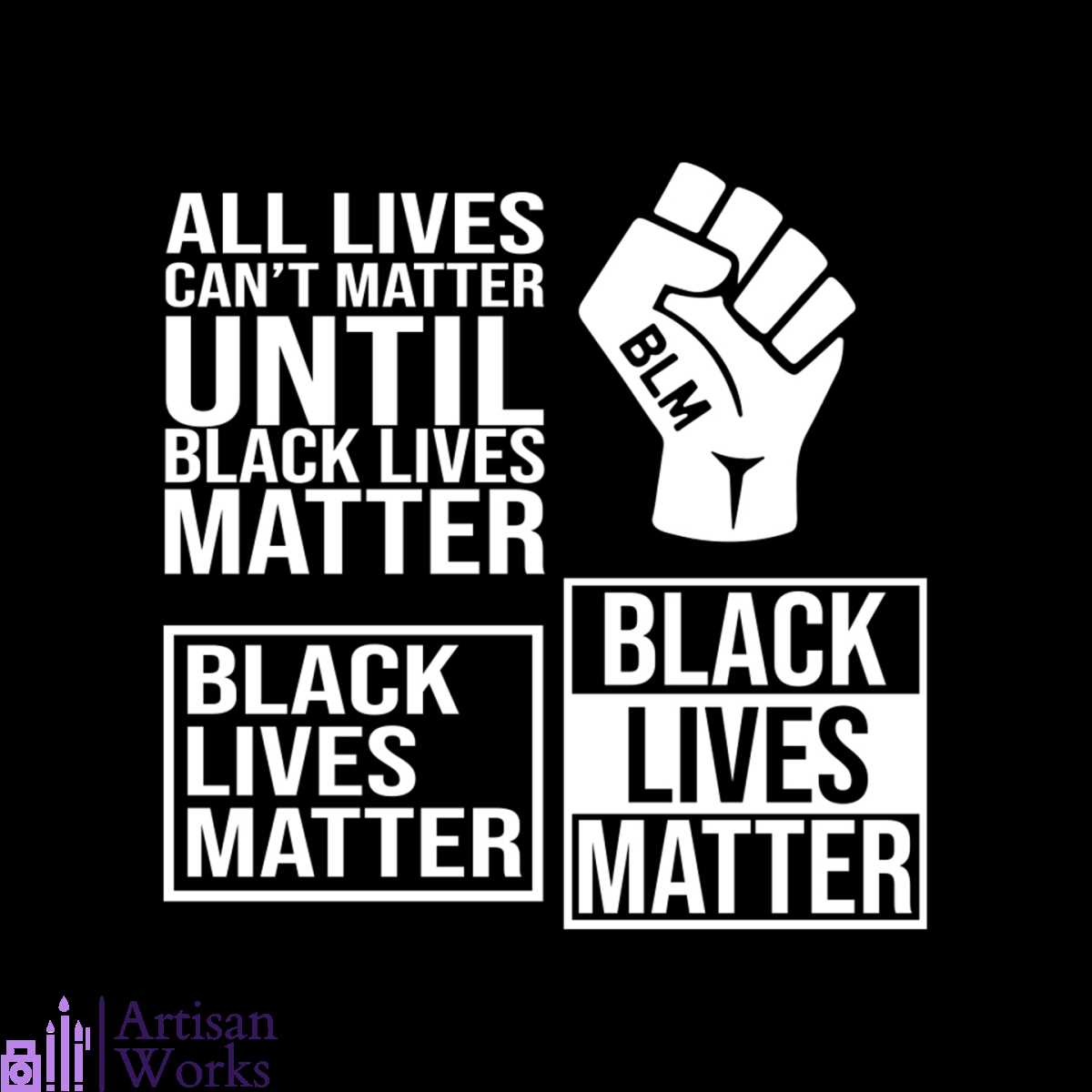Black lives matter svg bundle, all lives can't matter svg, b | Inspire ...