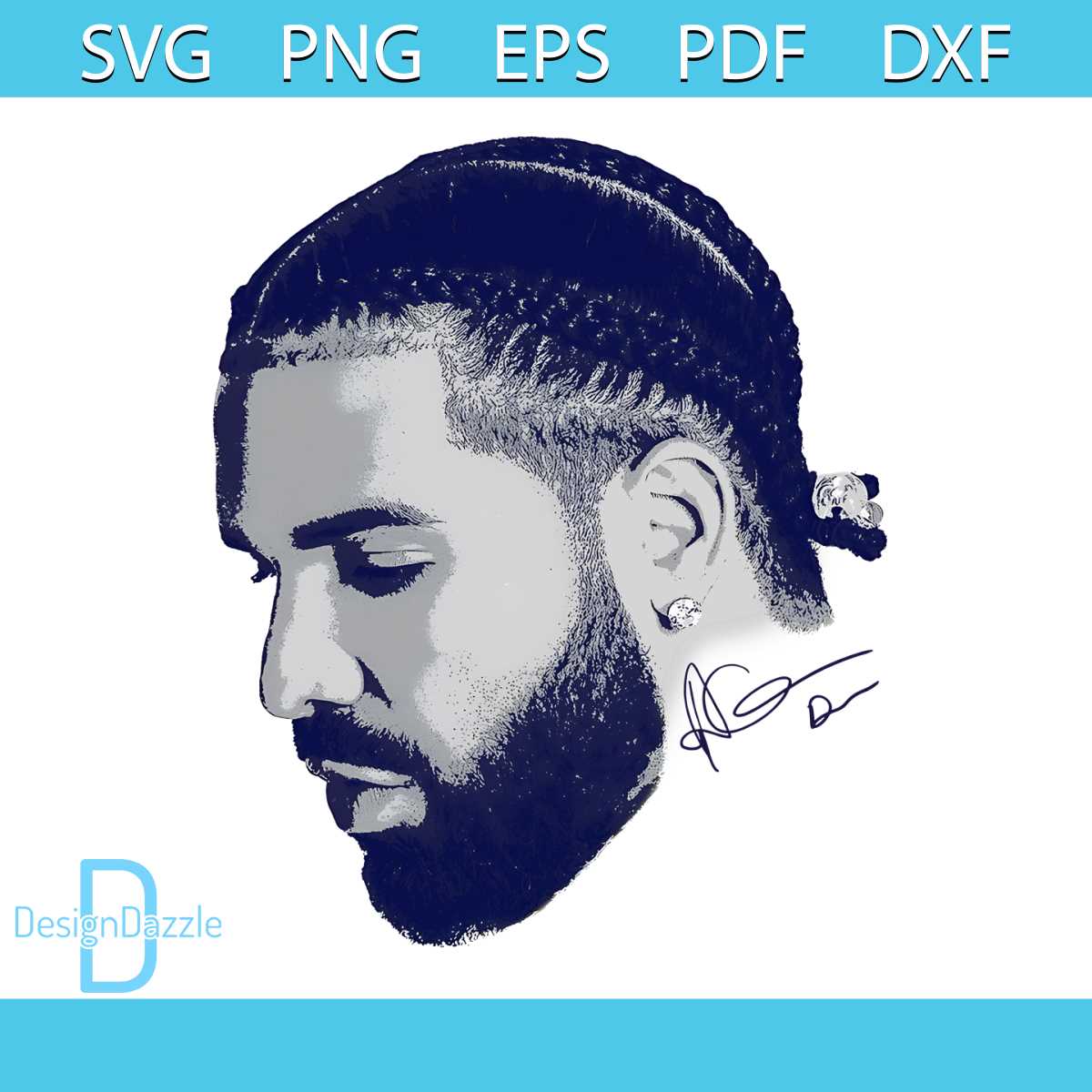 Drake Hip Hop Graphic SVG Drake Tour 2023 SVG Digital File | Inspire Uplift