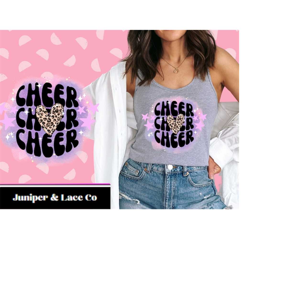 Cheer Png, Retro Cheer Png, Leopard Print Png, Cheer Vibes, | Inspire ...