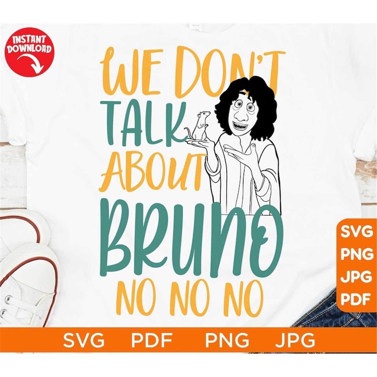 Encanto SVG Bruno svg png clipart SVG, We dont talk about Br | Inspire ...
