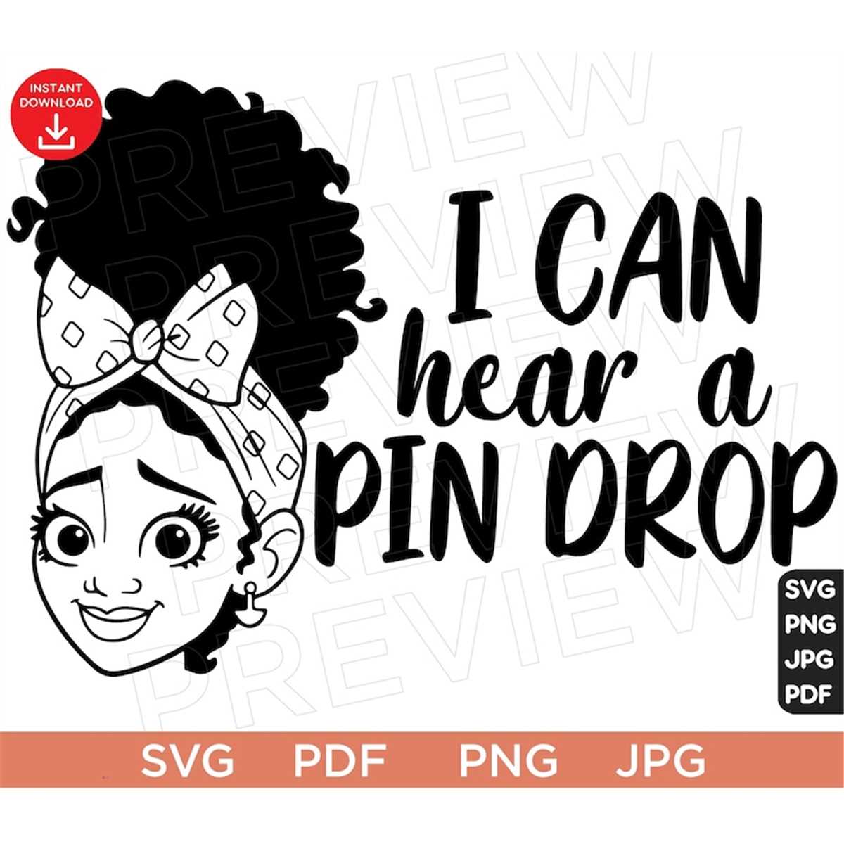 I Can Hear A Pin Drop Svg, Encanto SVG Dolores Madrigal Svg, | Inspire ...