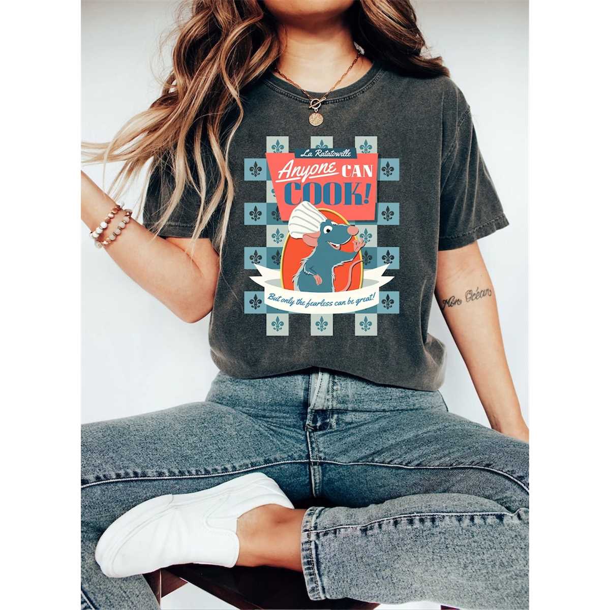 Disney Pixar Ratatouille Remy Anyone Can Cook Poster Comfort - Inspire ...