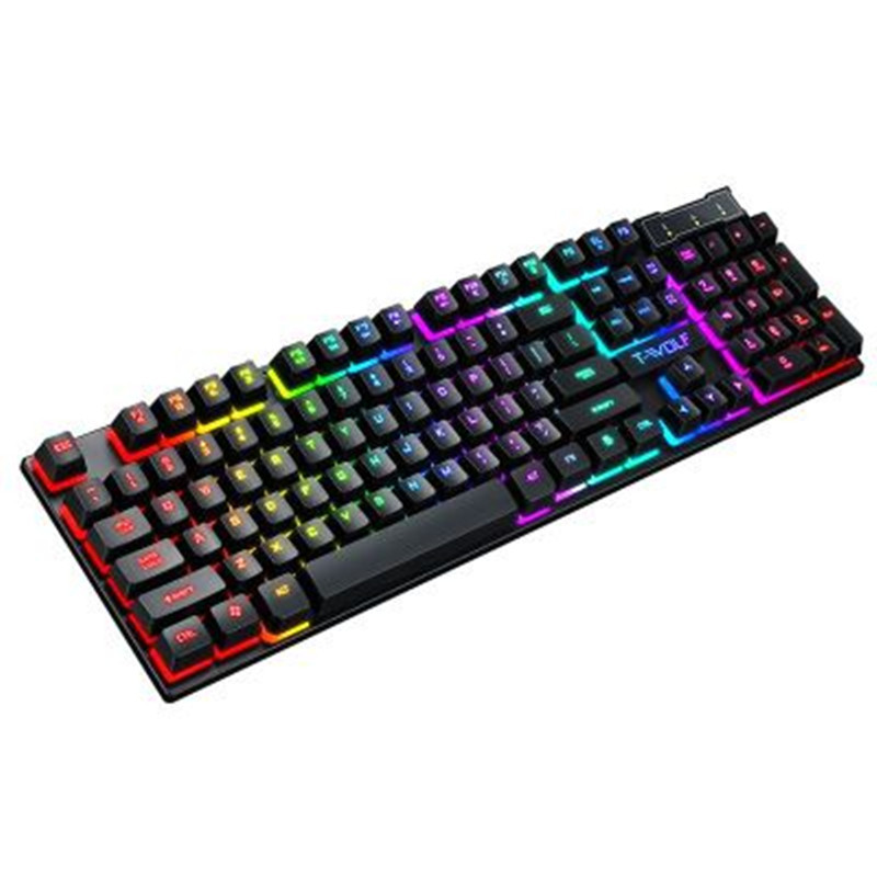 Gaming Usb Luminous Wired Keyboard Floating Manipulator | Inspire Uplift