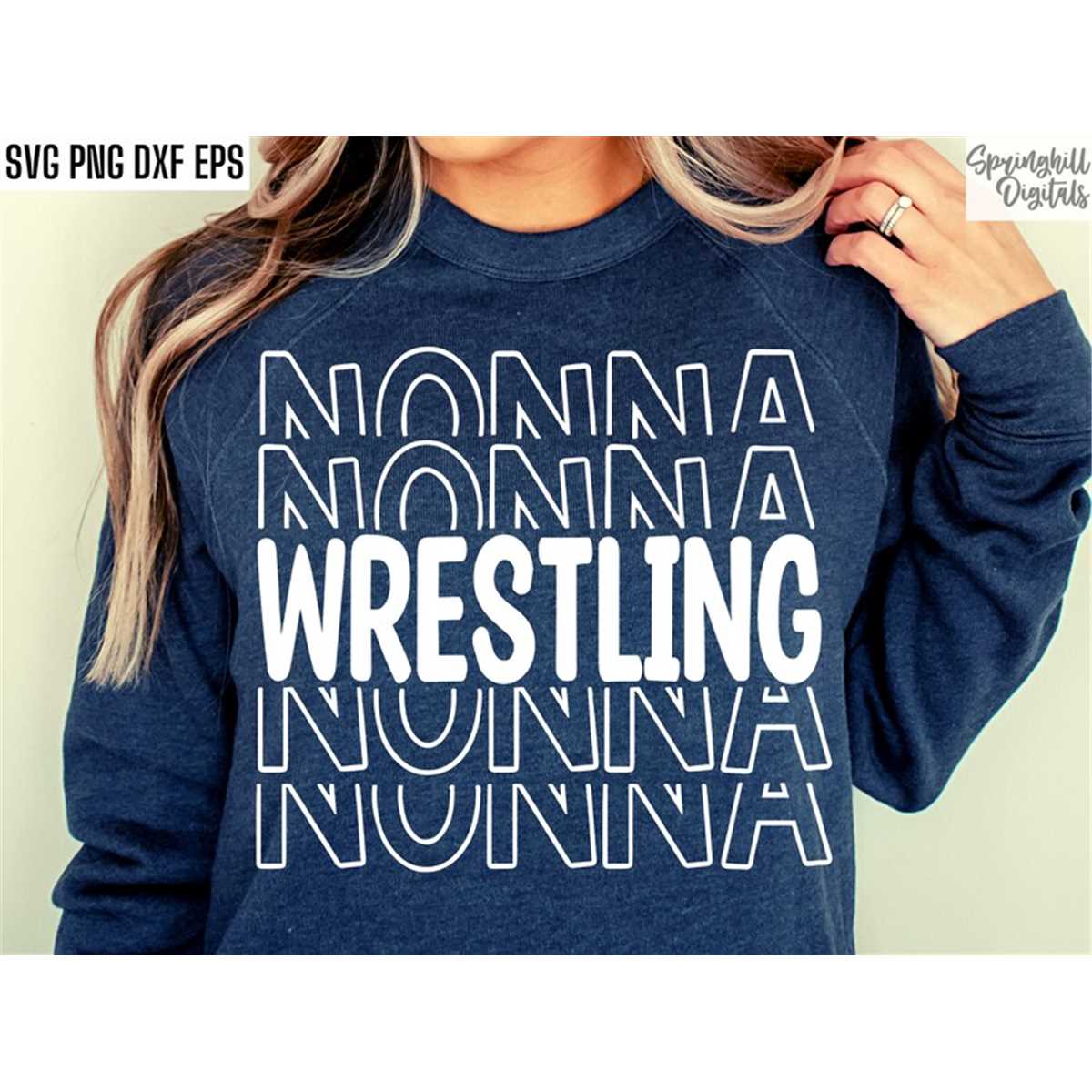 Wrestling Nonna Svg | Wrestling Grandma Shirt Svgs | Sports - Inspire ...