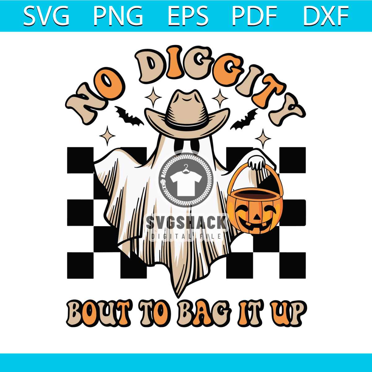 No Diggity Bout To Bag It Up Western Cowboy Hat SVG File - Inspire Uplift