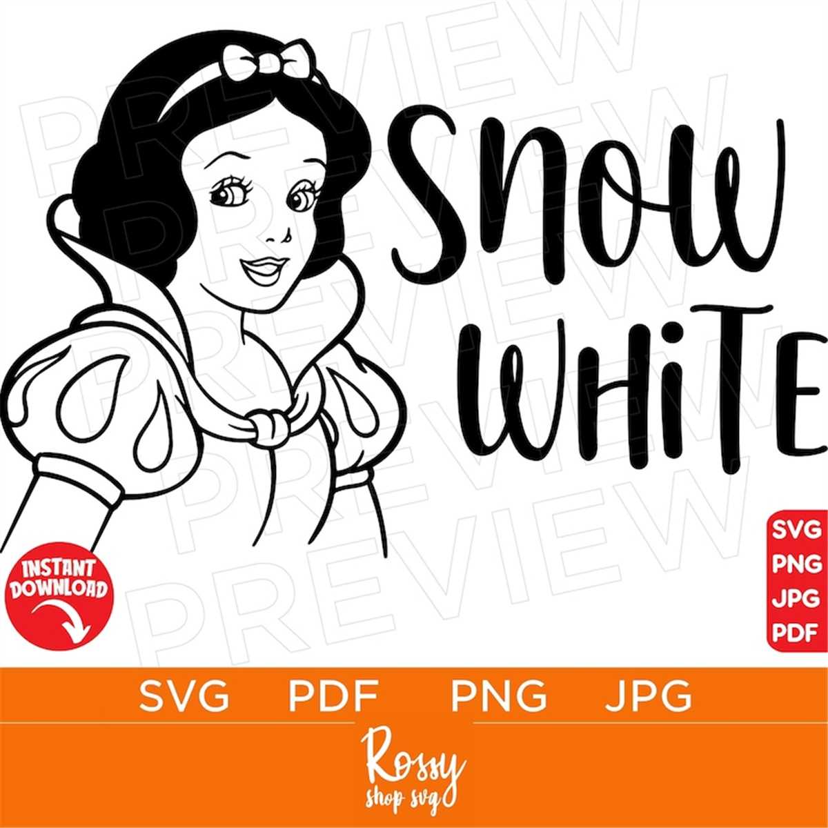 Snow White Vector SVG, Snow White Seven Dwarfs SVG Grumpy Dw | Inspire ...