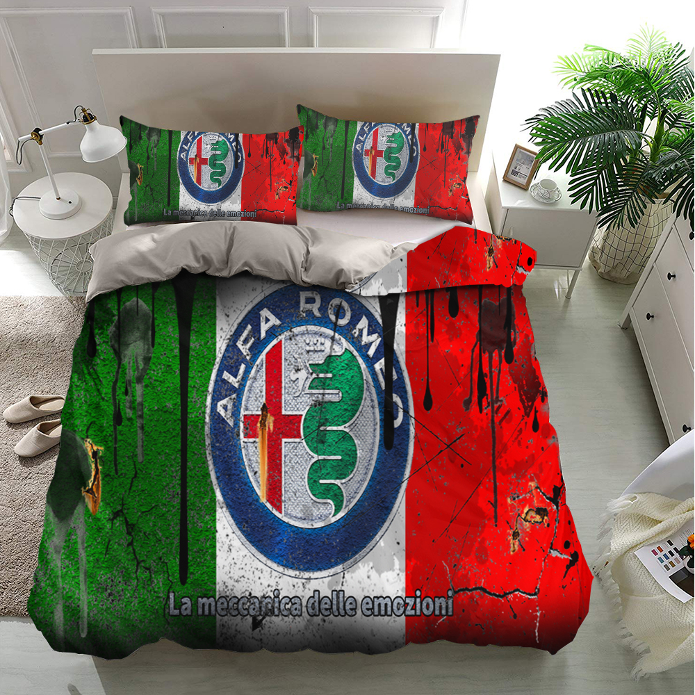 ALFA Bedding Sets, Cars ,Moto Brands Grunge Design Bedding, | Inspire ...