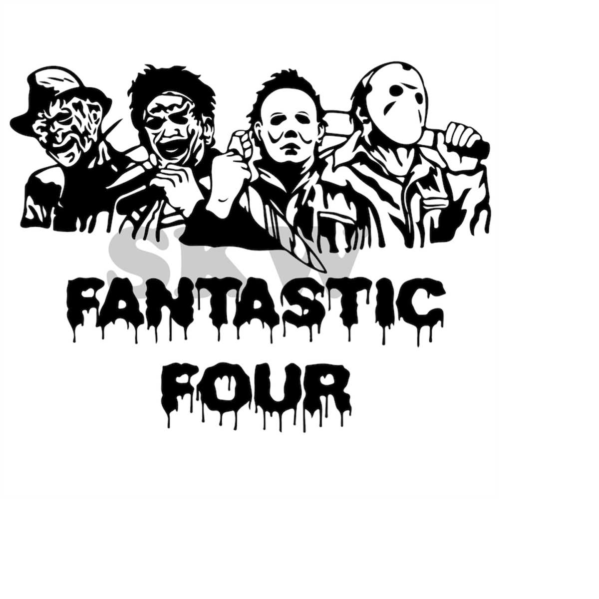 Horror Characters Tarot Card SVG, Horror svg, Horror friends | Inspire ...