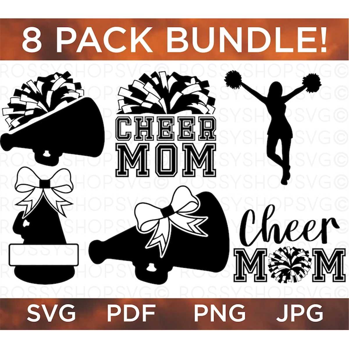 Cheer BIG SVG Bundle, Cheerleading SVG, Cheer svg, Megaphone | Inspire ...