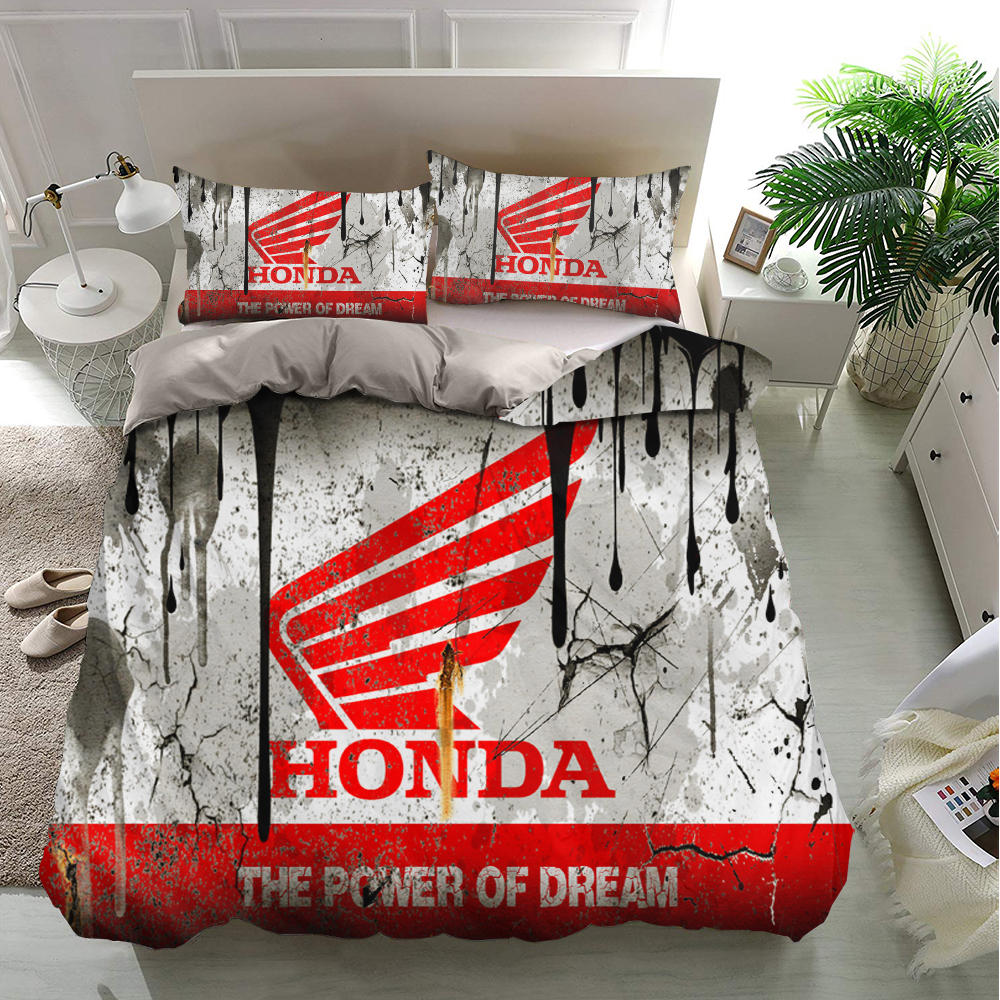 HONDA Moto Bedding Sets, Cars, Moto brand, Grunge Design Bed | Inspire ...