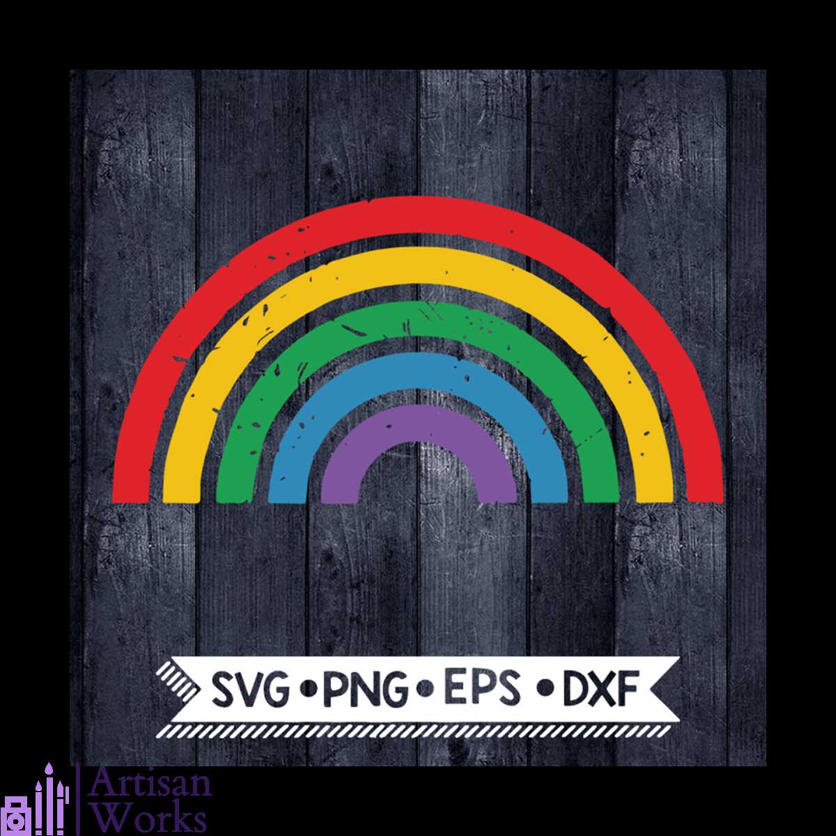 Rainbow SVG, distressed rainbows, Vintage rainbow SVG with c | Inspire ...
