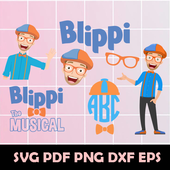 Blippi Clipart, Blippi Svg, Blippi Png, Blippi eps, Blippi P - Inspire ...