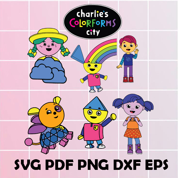charlies colorforms city svg - Inspire Uplift