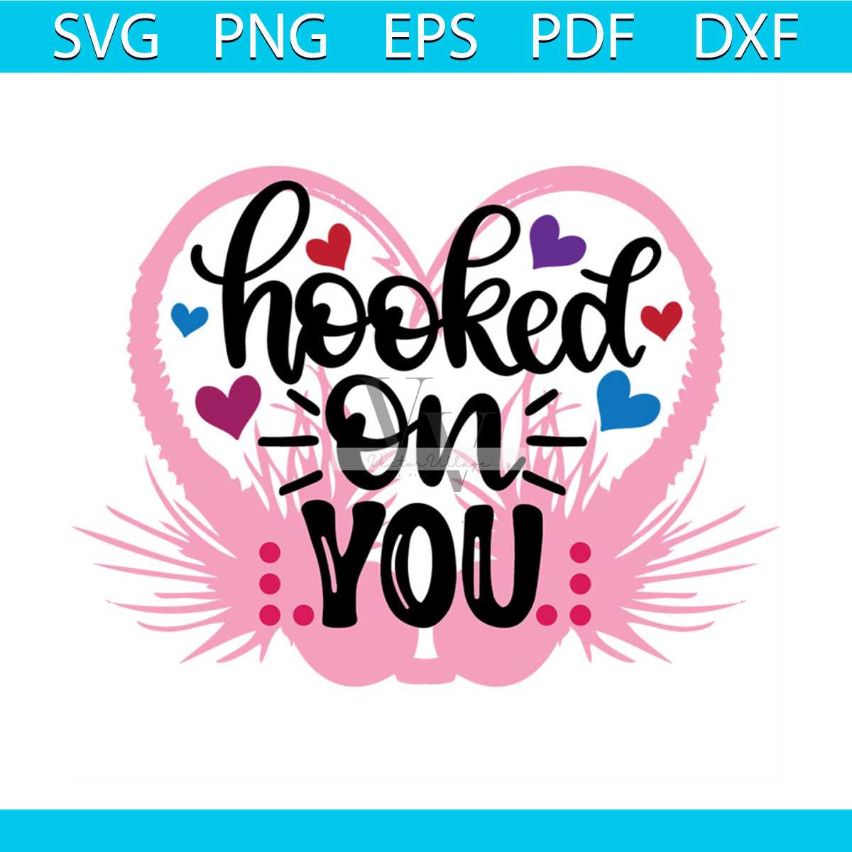 Hooked on You Svg, Valentine Svg, Hooked Svg, Pink Svg, Colo | Inspire ...