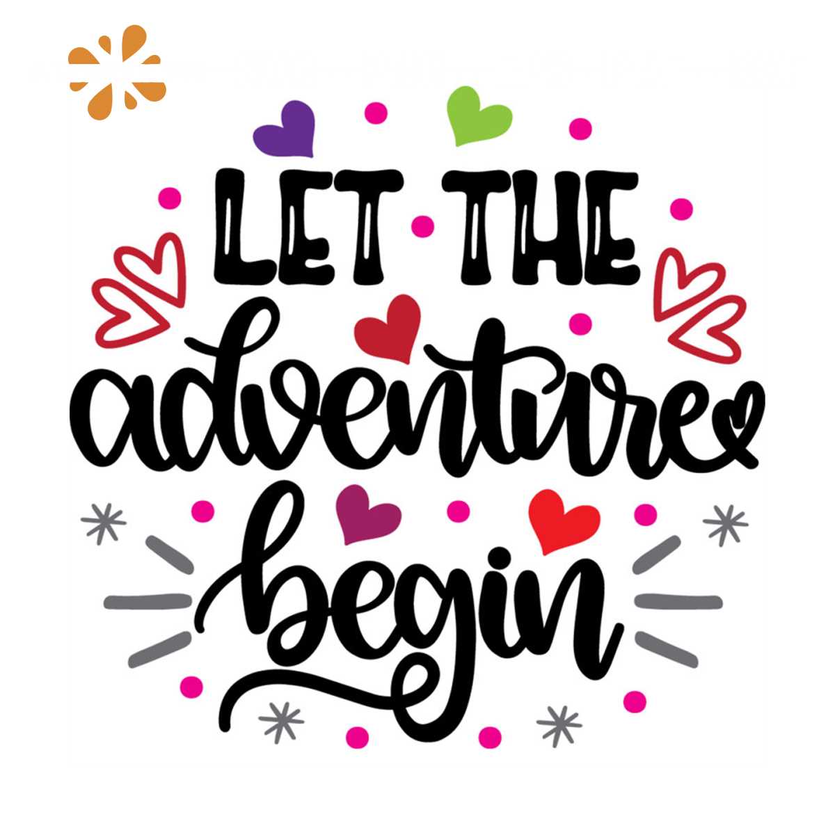 Let the Adventure Begin Svg, Valentine Svg, Adventure Svg - Inspire Uplift