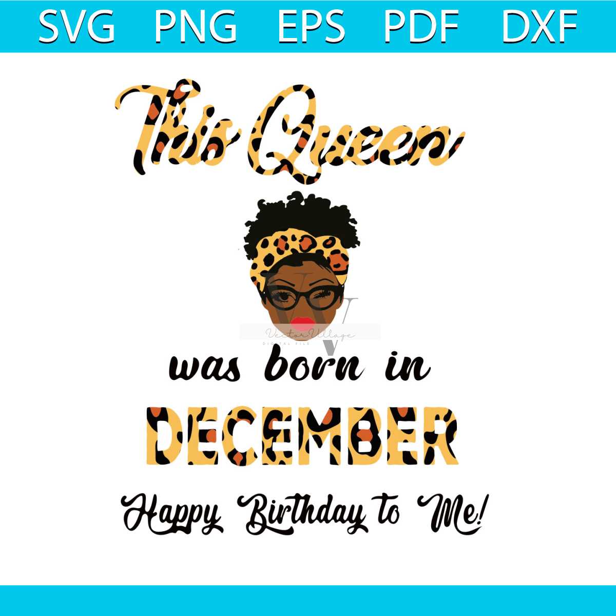 This Queen Was Born In December Svg SVG Cutting Digital File | Inspire ...