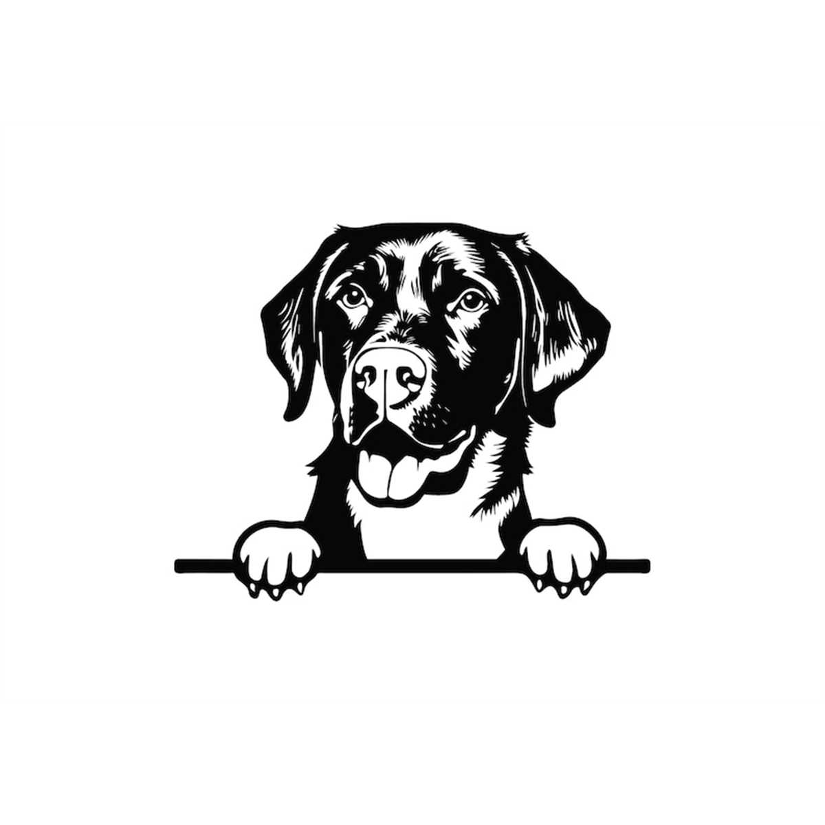PEEKING LABRADOR RETRIEVER Svg, Peeking Labrador Retriever C | Inspire ...