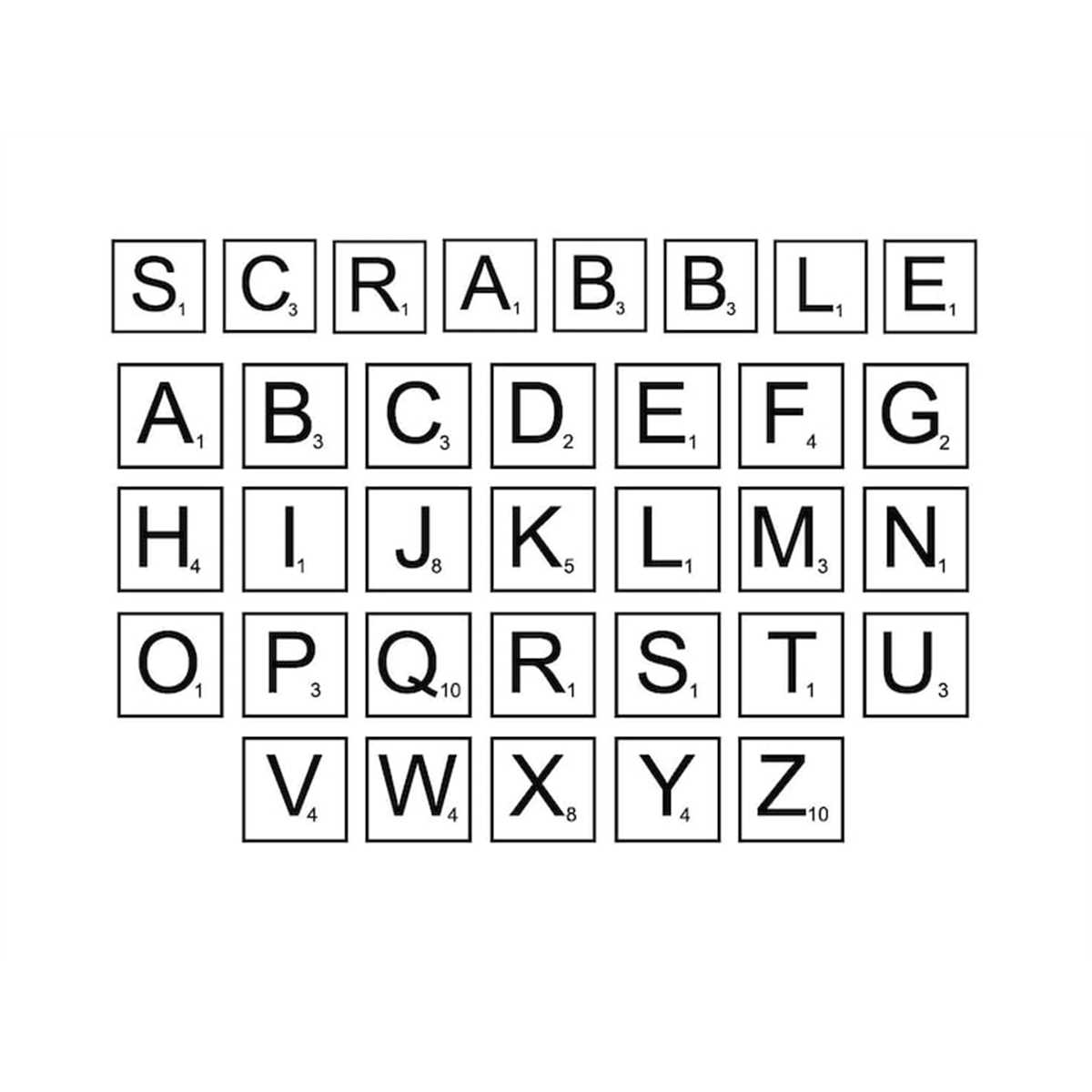 SCRABBLE TILES SVG Files, Scrabble Tiles Svg Files for Cricu | Inspire ...