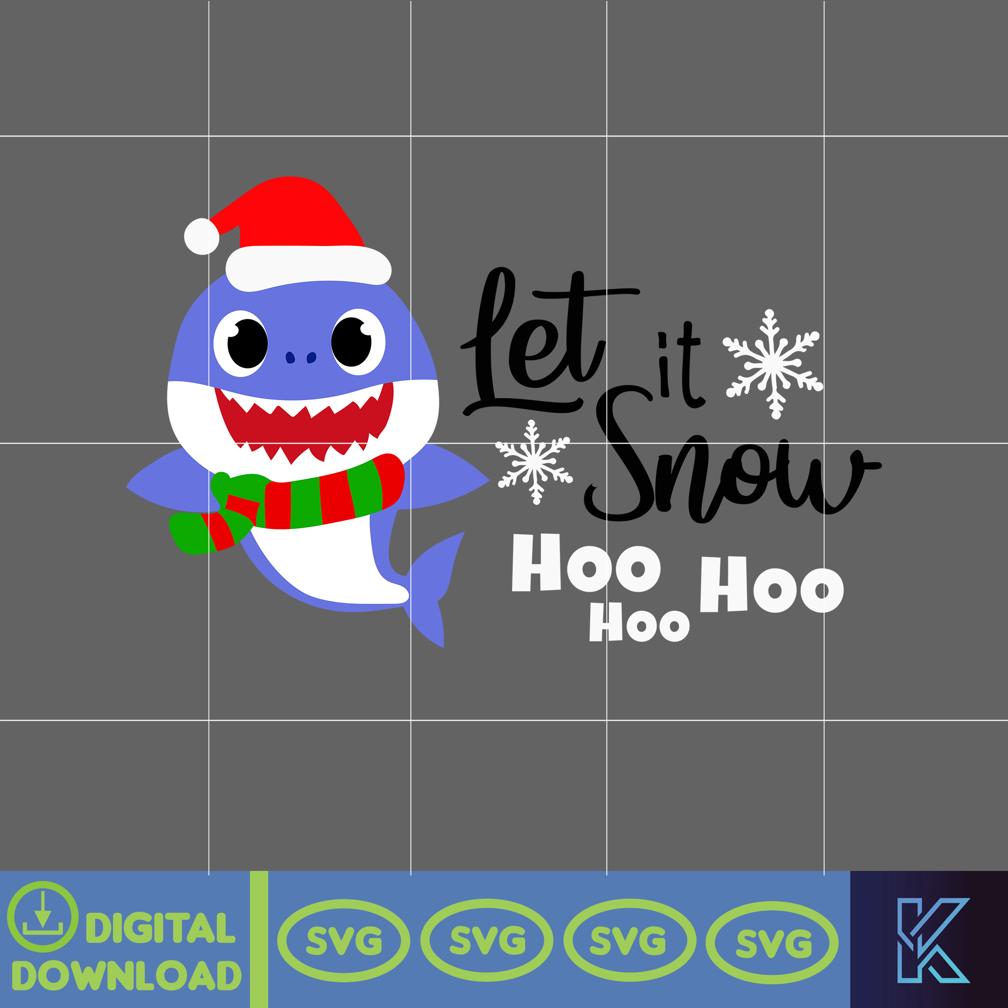 Christmas Shark Svg, Baby Shark Svg, Dodo Shark Svg, Daddy S - Inspire ...