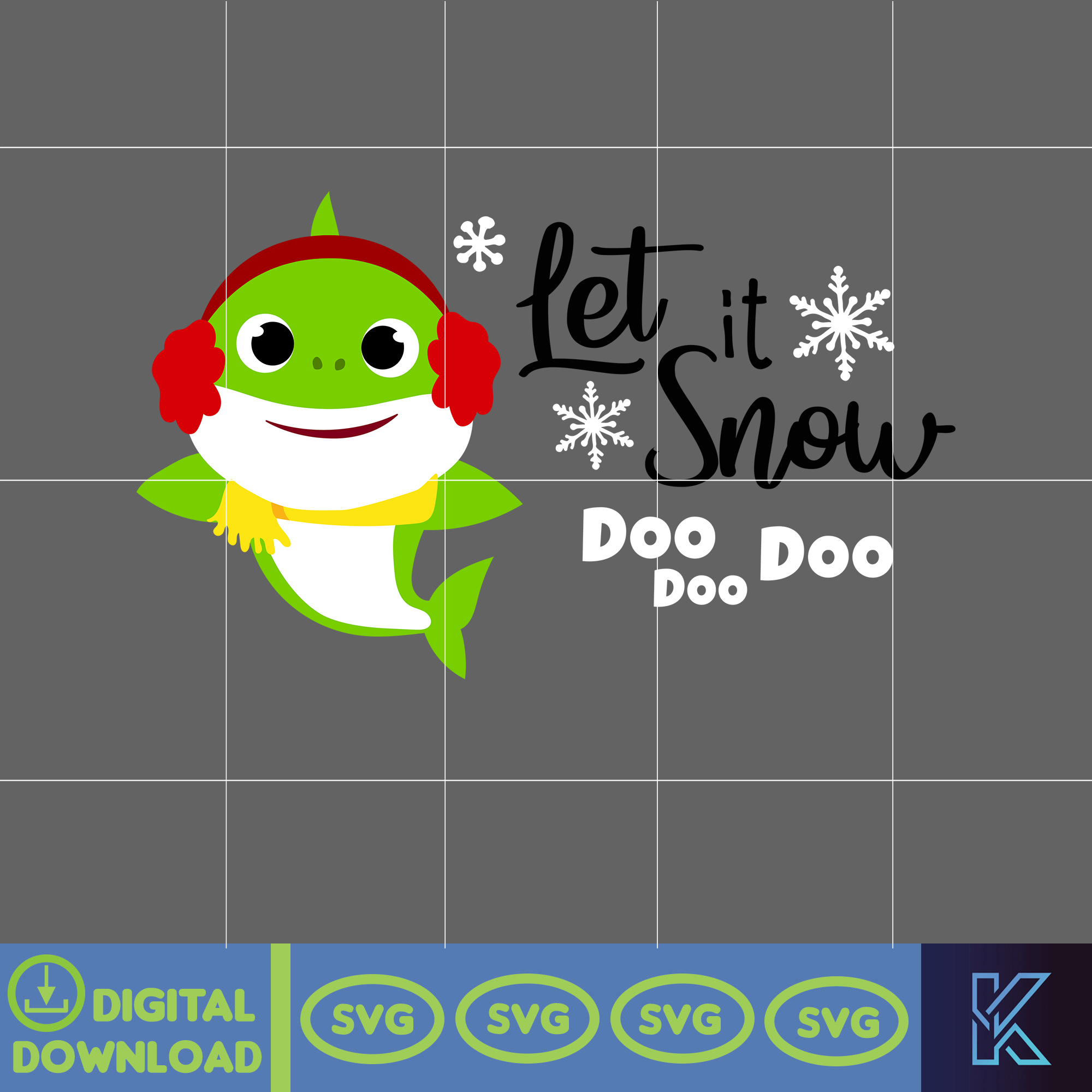 Christmas Shark Svg, Baby Shark Svg, Dodo Shark Svg, Daddy S - Inspire ...