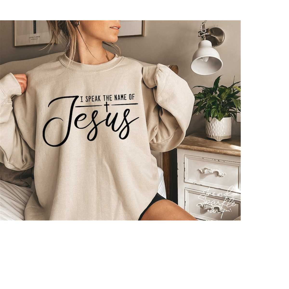 I Speak The Name Of Jesus SVG, PNG, Christian Svg, Jesus Svg | Inspire ...