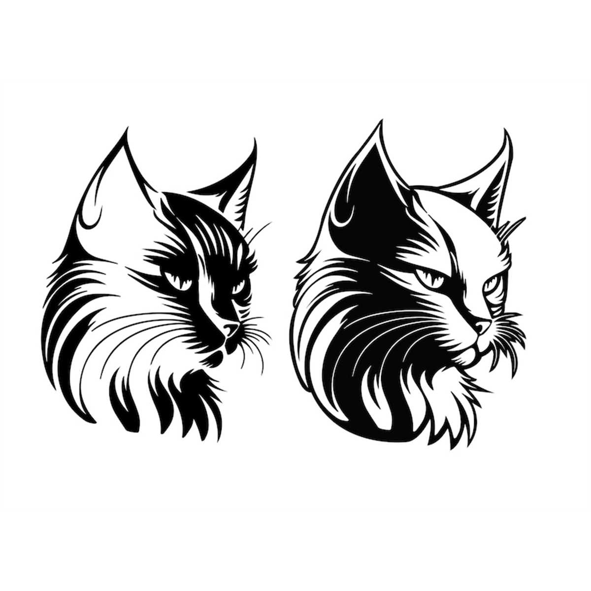 CAT SVG, CAT Clipart, Cat Svg Cut Files for Cricut, Cat Silh | Inspire ...