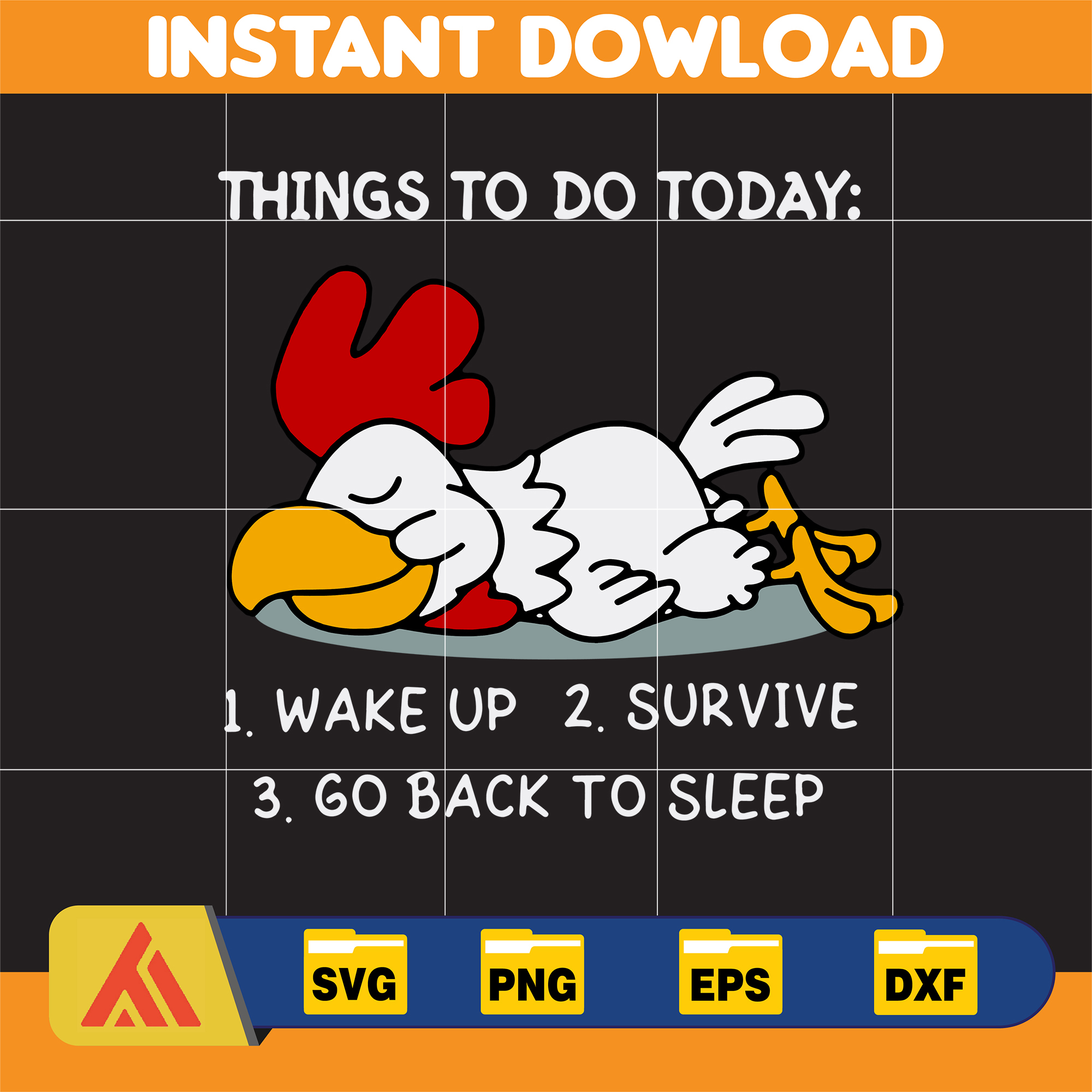 Thing to do today svg, png, dxf, Instant Download | Inspire Uplift