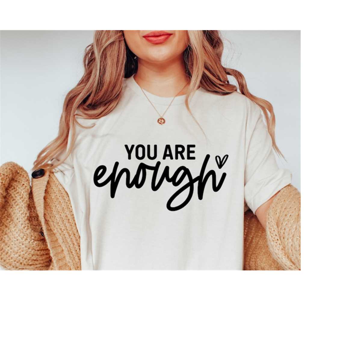 You Are Enough Svg, Bible Verse Svg, Scripture Svg, Self Lov | Inspire Uplift