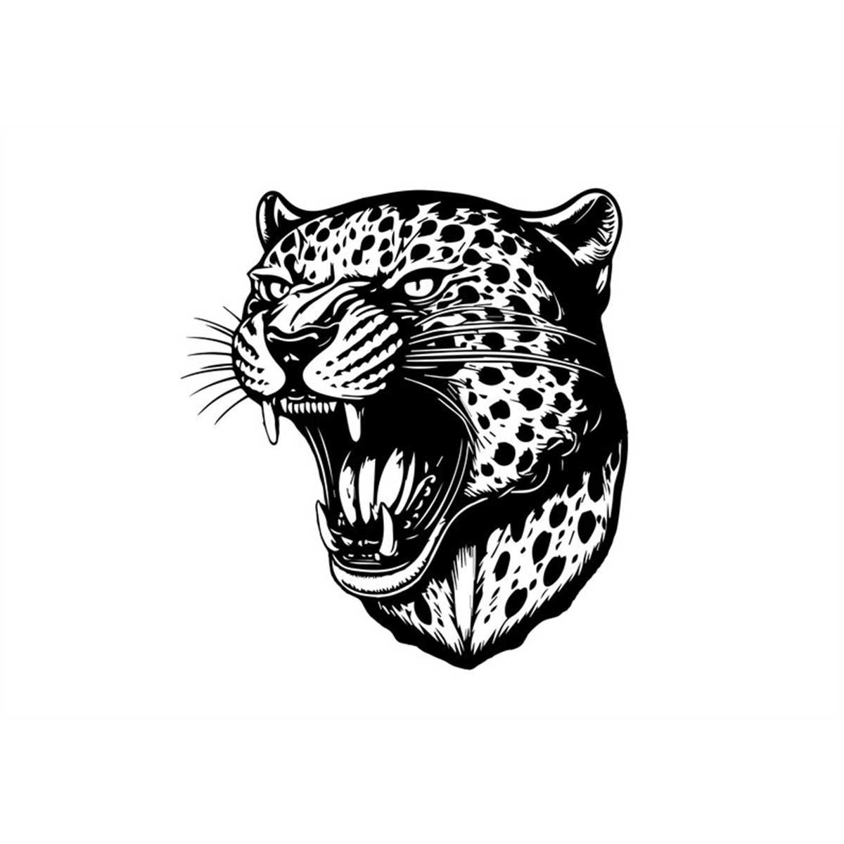 LEOPARD HEAD SVG, Leopard Clipart, Leopard Head Svg Cut File | Inspire ...