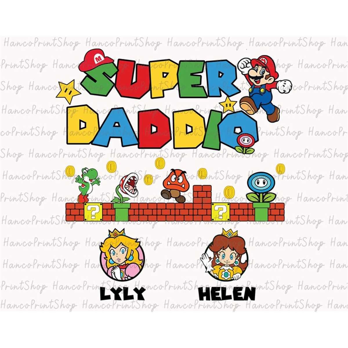 Personalized Super Daddio PNG, Princess Png, Magical Kingdom | Inspire ...