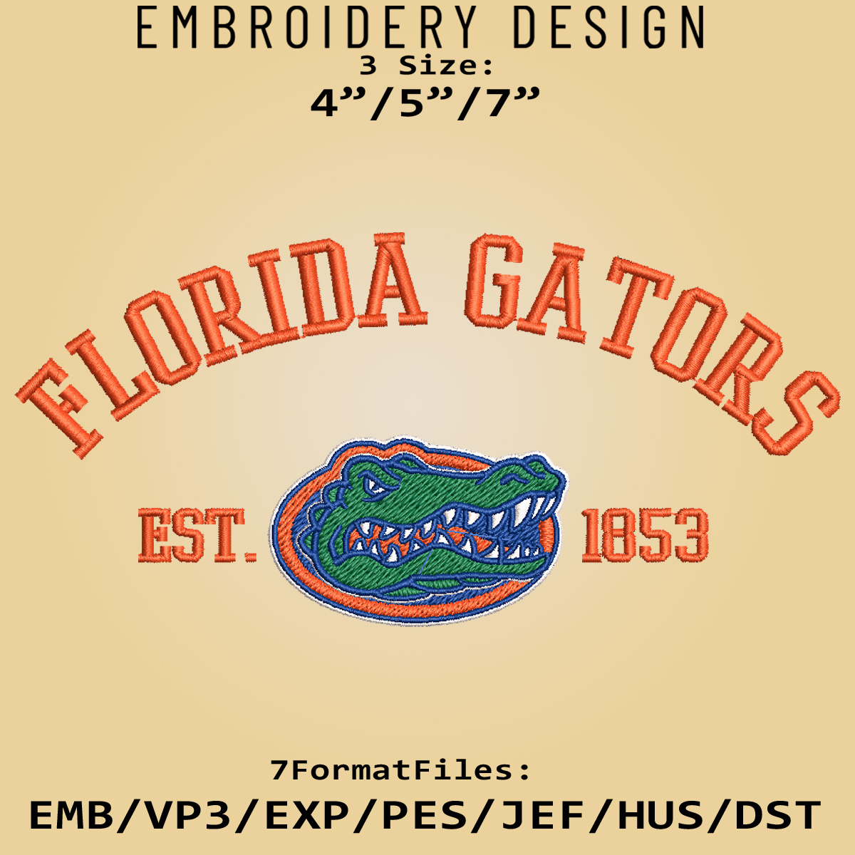 Florida Gators embroidery design, NCAA Logo Embroidery Files - Inspire ...