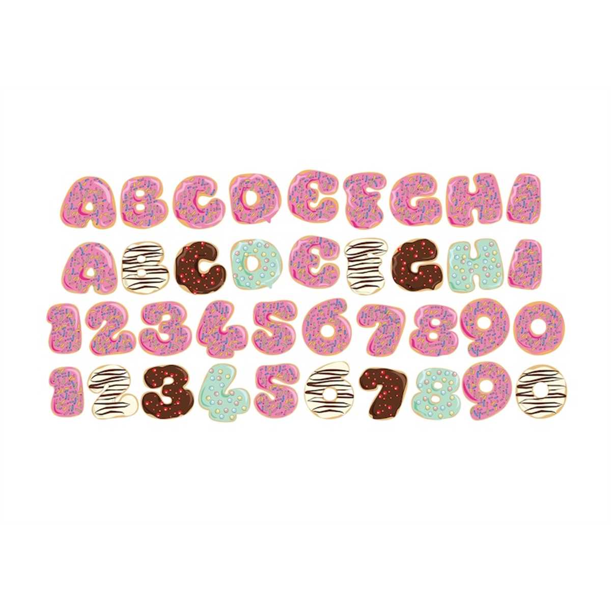 DONUT ALPHABET SVG Files, Donut Alphabet Clipart, Donut Font - Inspire ...