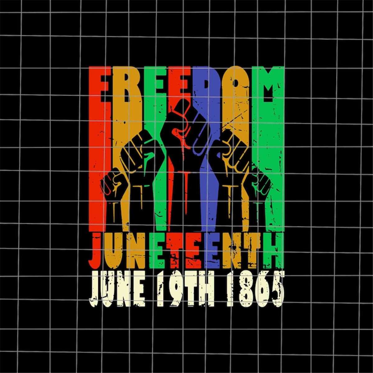 Juneteenth June 19th 1865 Svg, Power Fist Hand Black History | Inspire ...
