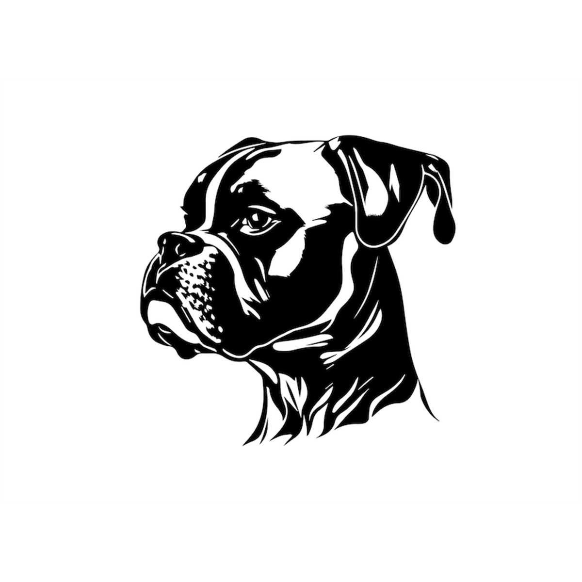 BOXER Dog SVG, BOXER Clipart, Boxer Svg Files For Cricut, Bo | Inspire ...