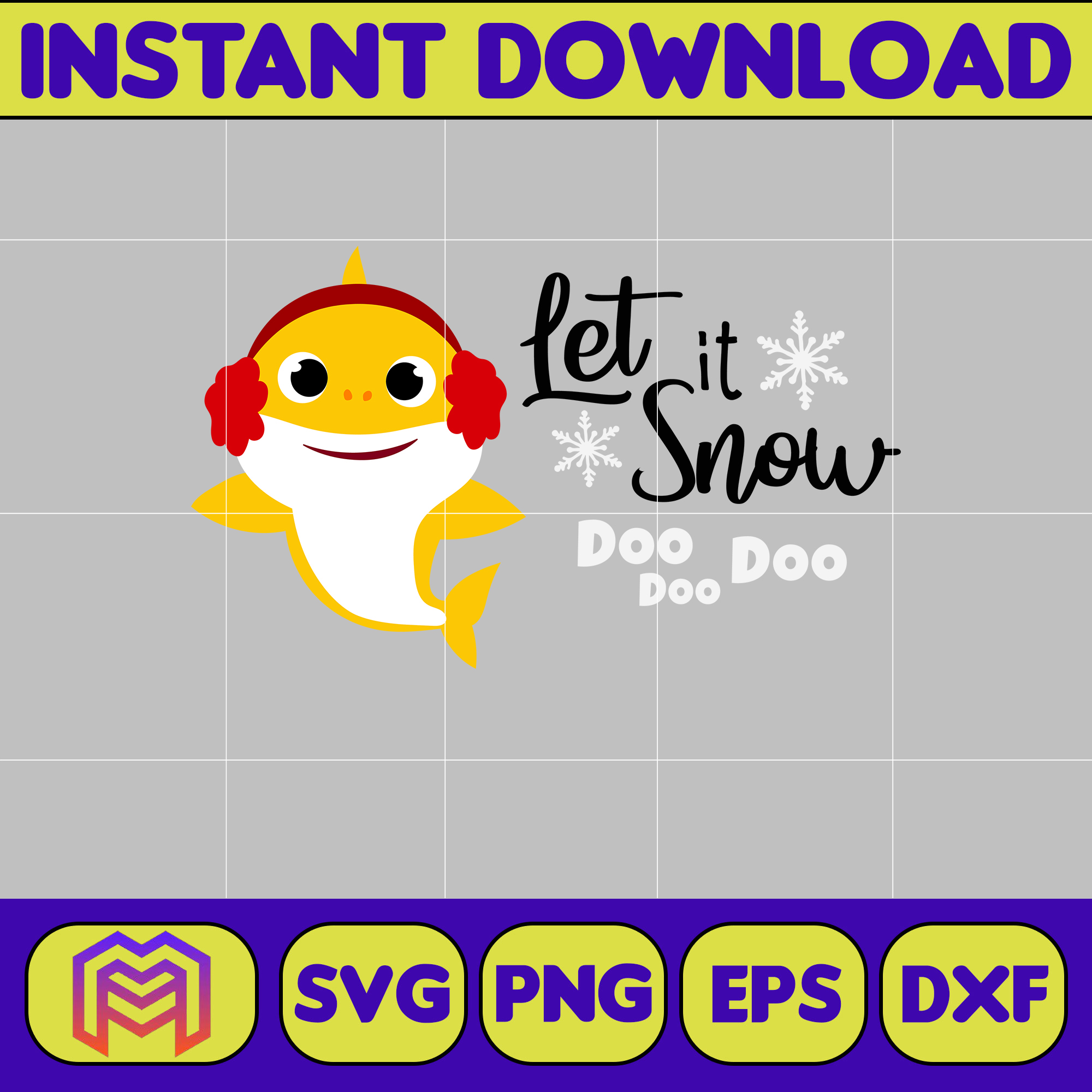 Christmas Shark Svg, Baby Shark Svg, Dodo Shark Svg, Daddy S - Inspire ...