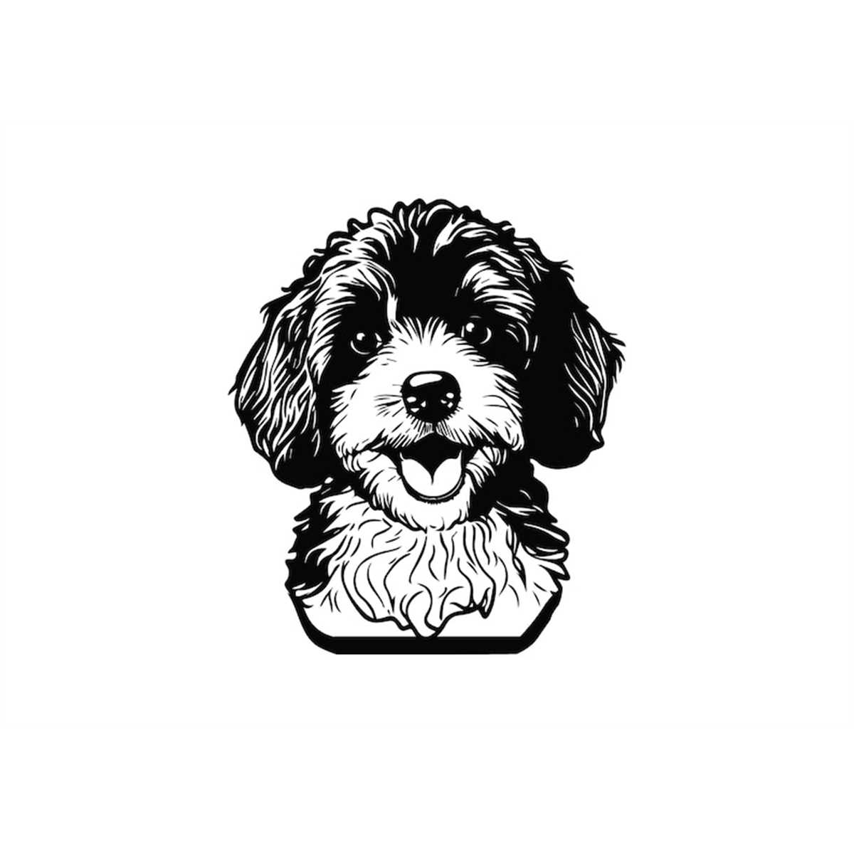 CAVAPOO HEAD SVG, Cavapoo Head Clipart, Cavapoo Head Svg Fil | Inspire ...