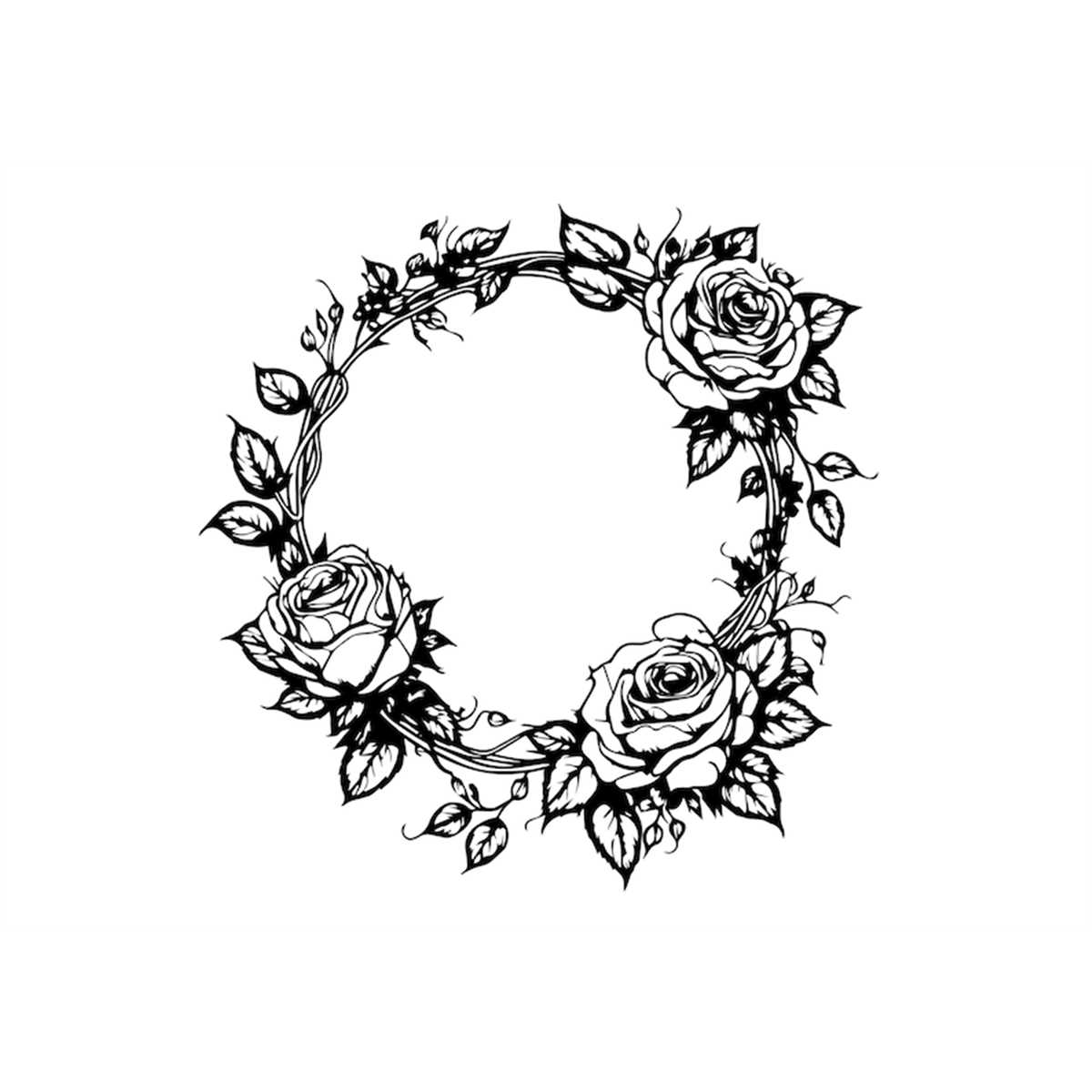 ROSE SVG, ROSES Vector Svg, Rose Clipart, Rose Svg cut files - Inspire ...