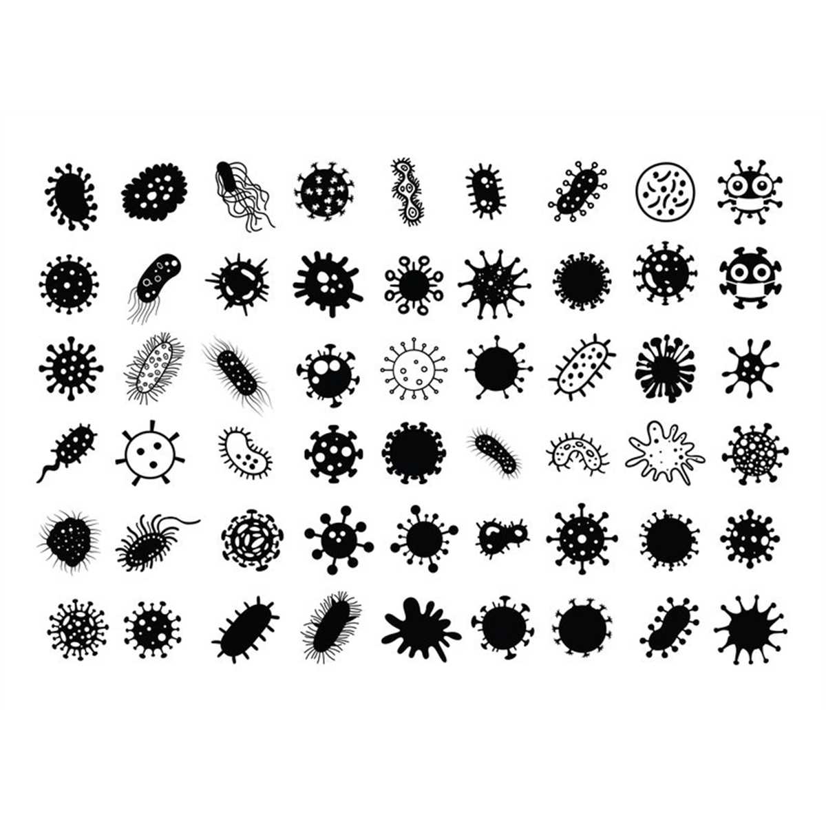 VIRUS SVG Bundle, Social DISTANCING Svg, Virus Svg files for | Inspire ...