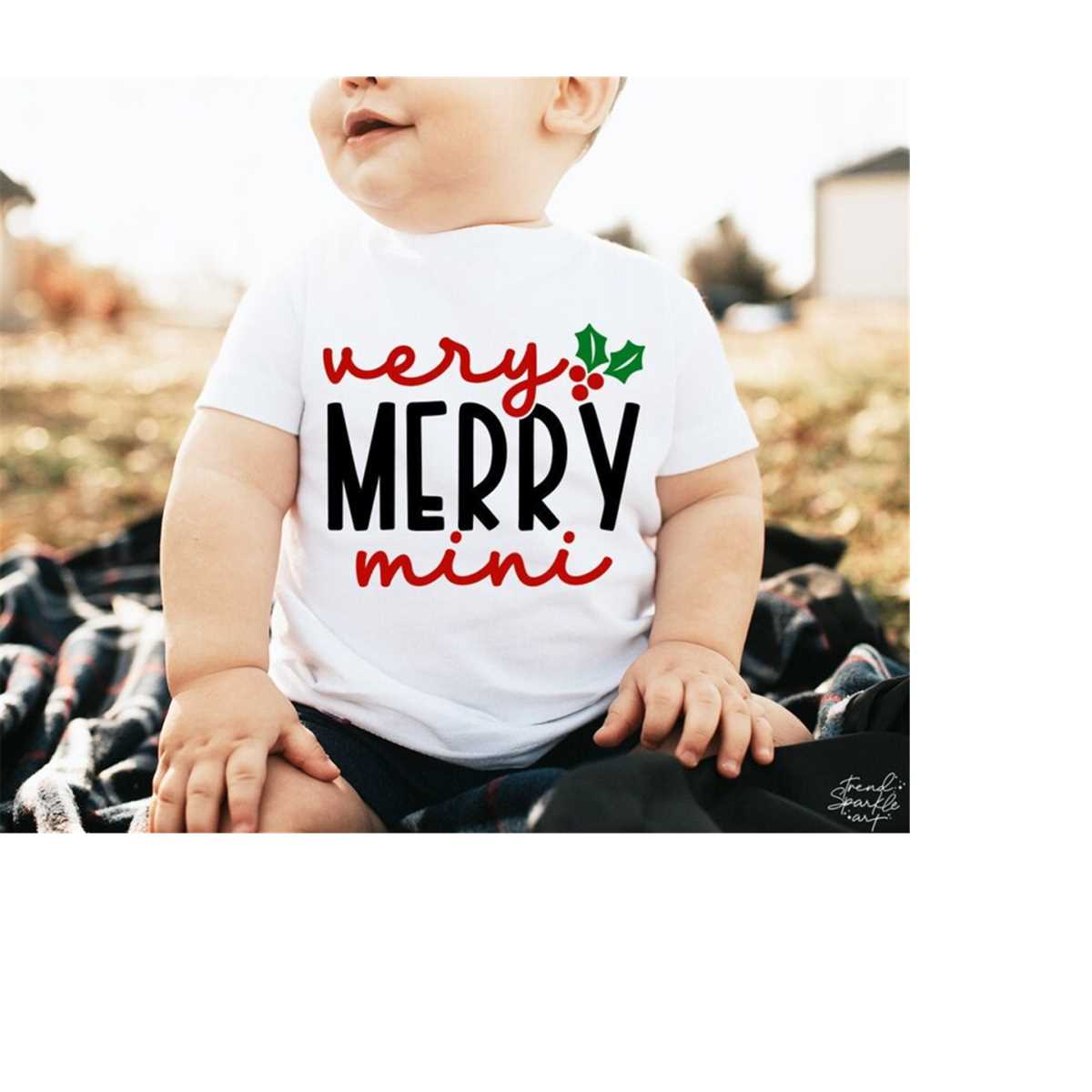 Very Merry Mini SVG, PNG, Merry Mini Svg,Kids Christmas Svg, | Inspire ...