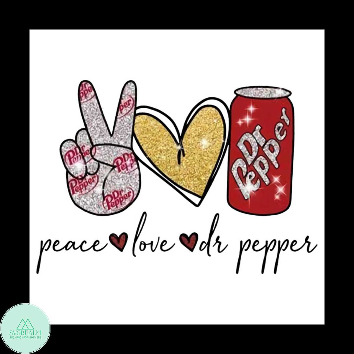 Dr Pepper Svg File | Inspire Uplift
