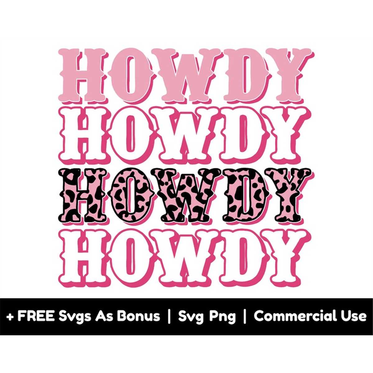 Howdy Svg Png Files, Cowgirl Svg, Western Svg, Funny Svg, Bl - Inspire Uplift
