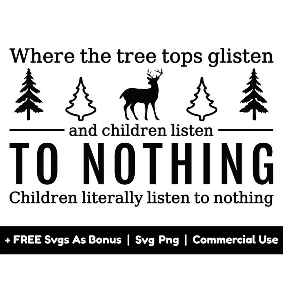 Where The Tree Top Glisten And Children Listen To Nothing Ch | Inspire ...