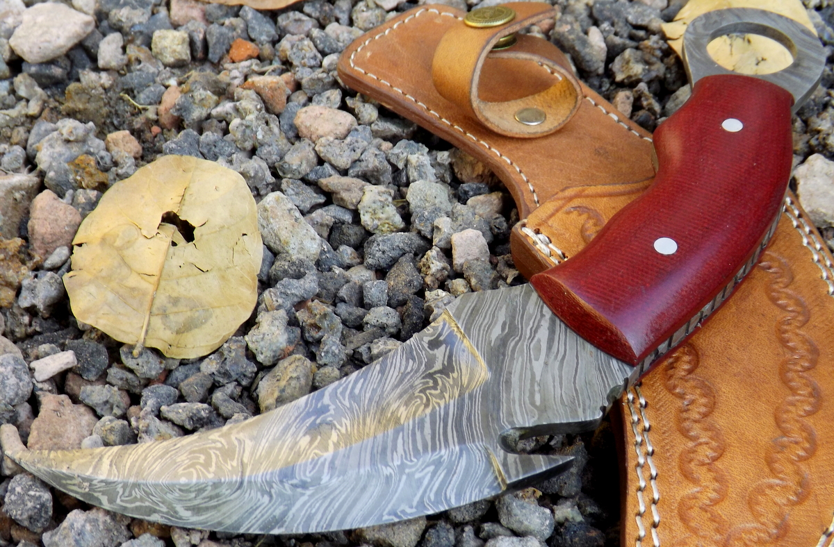 Custom Handmade Damascus Steel Karambit Knife Personalized K - Inspire ...